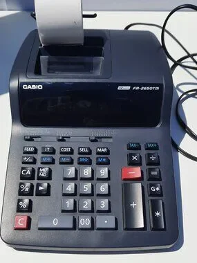 Casio | Other | Casio Fr265tm Printing Calculator 2 Digit Tested ...